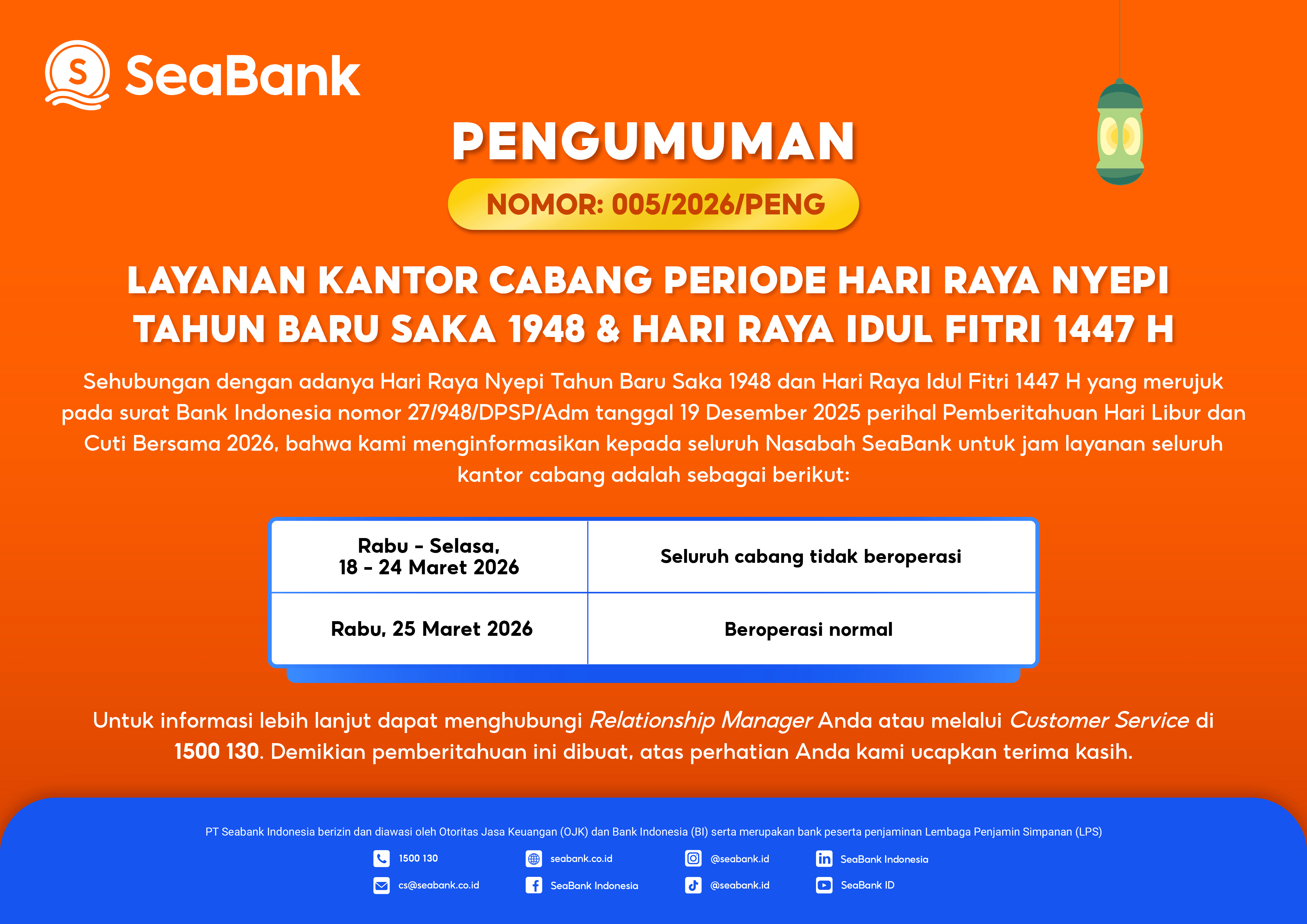 Informasi Lokasi Kantor | SeaBank ID